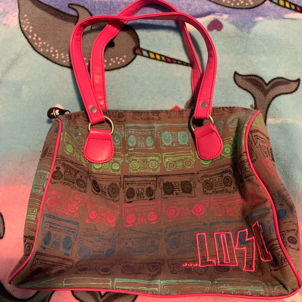 Lost Retro Vintage Boombox Ghetto Blaster Purse Bag - Gem
